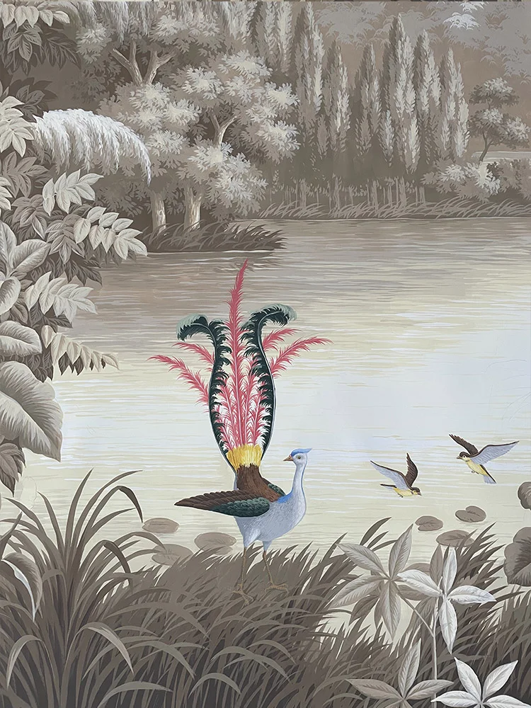 Combination Of Art And Practicality: The Charm Of Hand Painted Murals