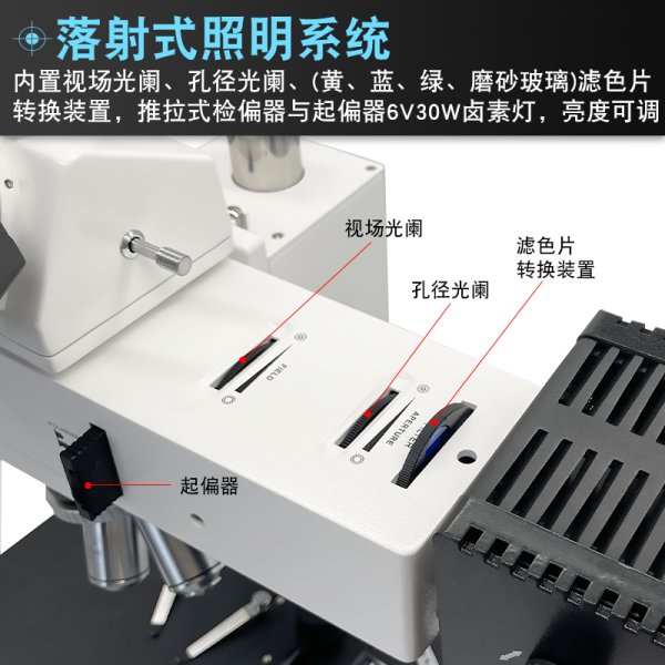 三锵泰达|5000X高倍无限远落射式大景深显微镜