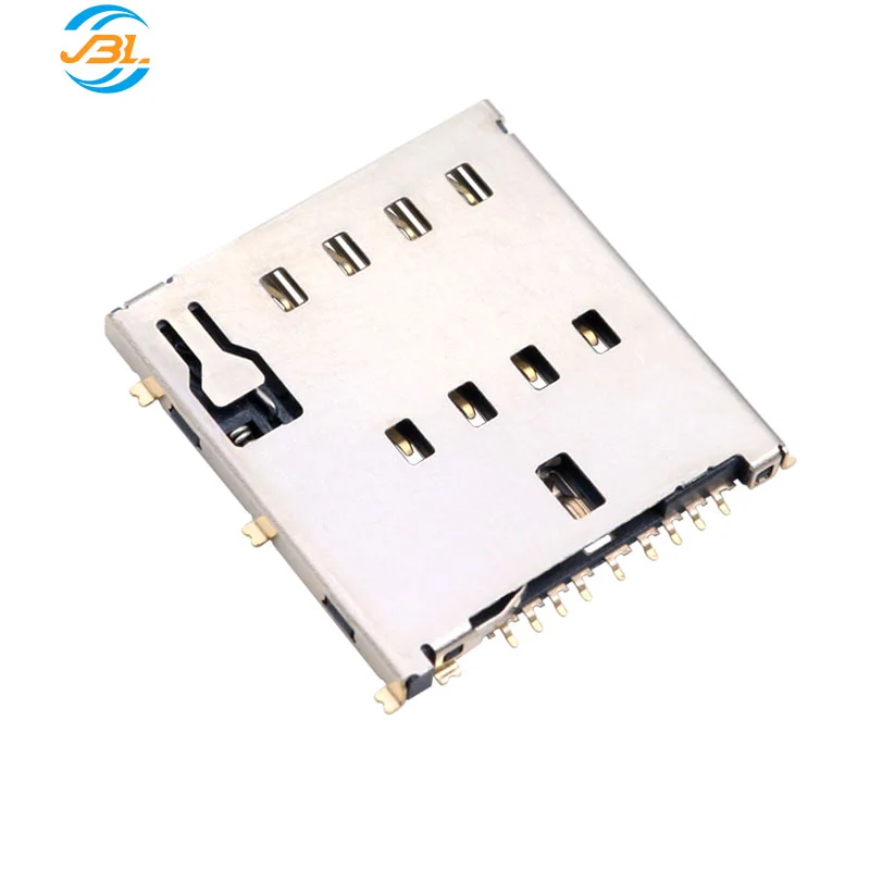 JBL-MS006-000 8PIN MICRO SIM CARD SLOT PUSH PUSH CONNECTOR SMT-DONGGUAN JBL TECH CO,.LTD