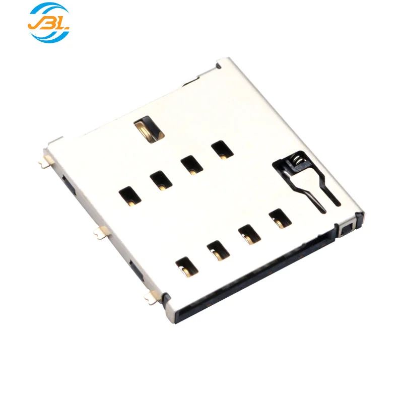 JBL-MS006-000 8PIN MICRO SIM CARD SLOT PUSH PUSH CONNECTOR SMT-DONGGUAN JBL TECH CO,.LTD