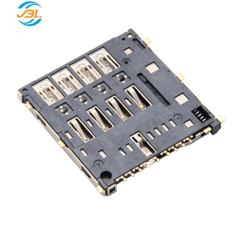 JBL-MS006-000 8PIN MICRO SIM CARD SLOT PUSH PUSH CONNECTOR SMT-DONGGUAN JBL TECH CO,.LTD