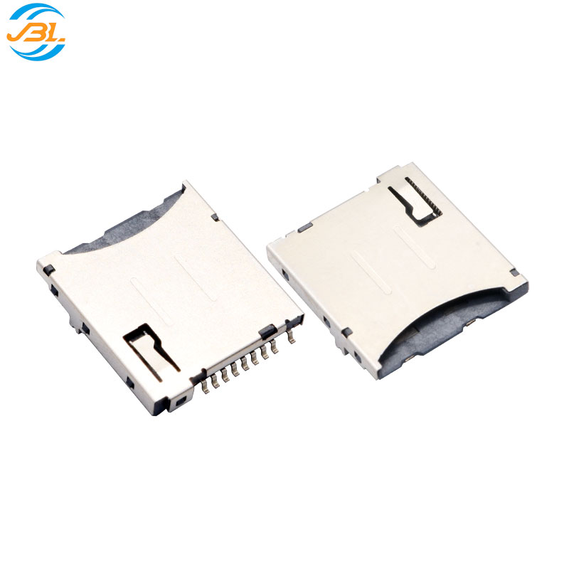 JBL-TF012-011 9PIN MICRO SD CARD SLOT PUSH PUSH CONNECTOR SMT-DONGGUAN JBL TECH CO,.LTD