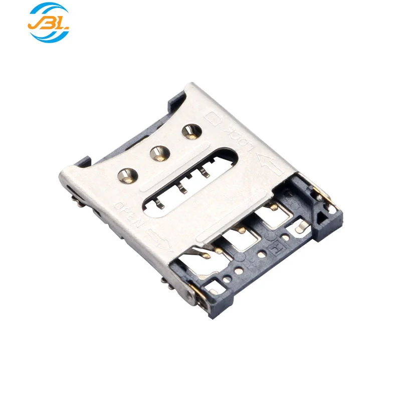 Jbl-102015572 7pin NANO SIM CARD SLOT HINGED COVER CONNECTOR SMT ...