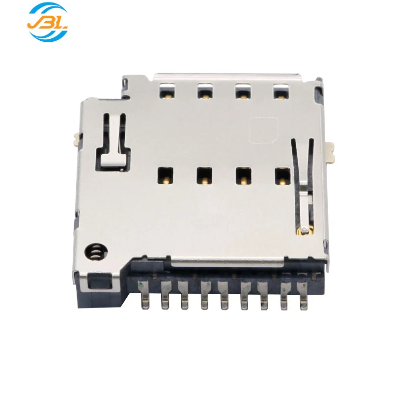 JBL-MS007-000 8PIN MICRO SIM CARD SLOT PUSH PUSH CONNECTOR SMT-DONGGUAN JBL TECH CO,.LTD