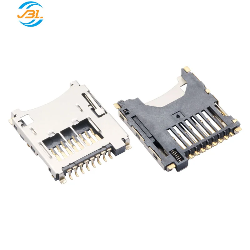 JBL-TF009-013 8pin MICRO SD CARD SLOT PUSH PUSH CONNECTOR SMT