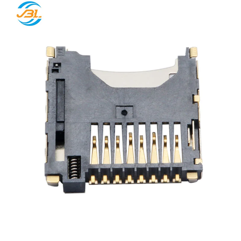 JBL-TF009-013 8pin MICRO SD CARD SLOT PUSH PUSH CONNECTOR SMT