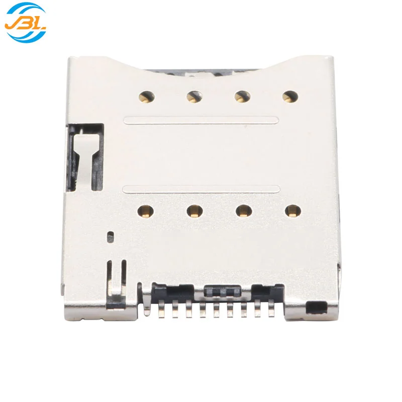 Jbl-102315423 micro sim card socket slot female push push conenctor h1.35mm smt