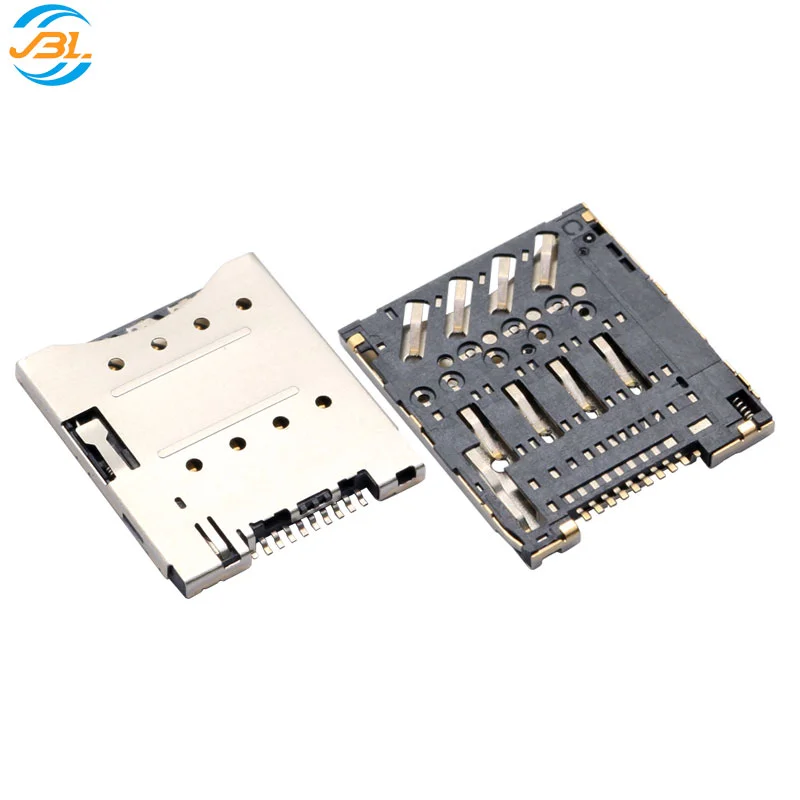 SIM card connector to meet the needs of various card insertion methods