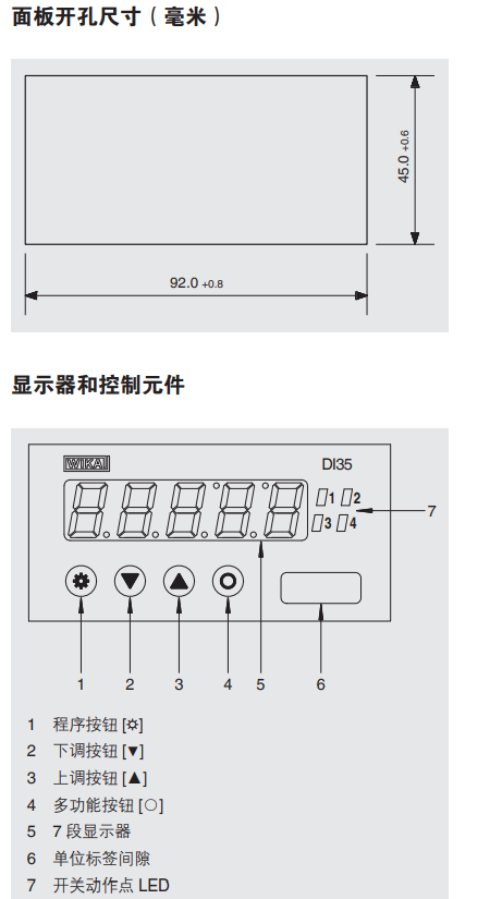 苏州知非代理WIKA威卡DI10/DI25/DI30/DI35/DI32-1多功能数显仪DIH10/DIH10-EX集成数显模块接线盒DIH50/DIH52带HART协议通讯的电流回路现场显示 ...