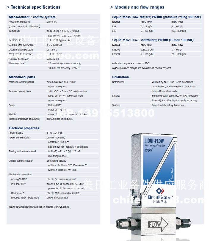 苏州知非机电代理荷兰BRONKHORST流量计F-131M流量控制器F-110C价格F-201AB-50K-AGD-00-V型号F-206BI ...