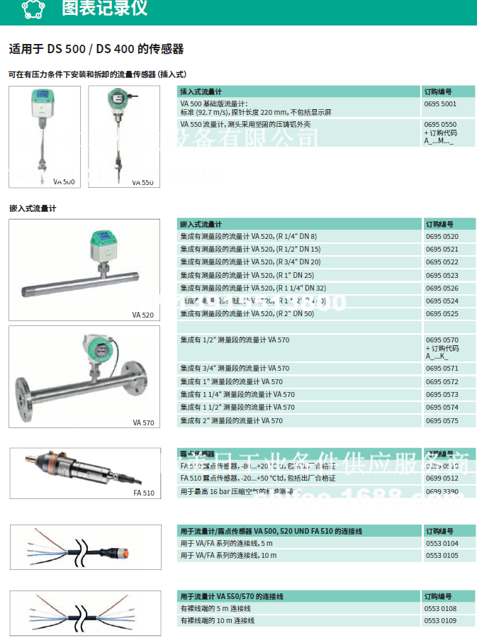 德国DS400压缩空气多通道数据记录仪DS500气体测量的图表记录仪PI500便携式流量计CS代理商-苏州知非机电