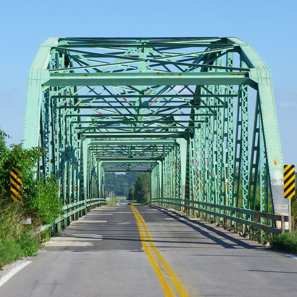 Pont en treillis en acier sur mesure Livraison rapide Howe Truss ...