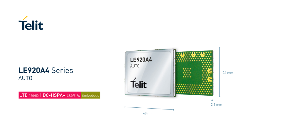 Telit LE920 A4 AUTO-上海修束电子有限公司