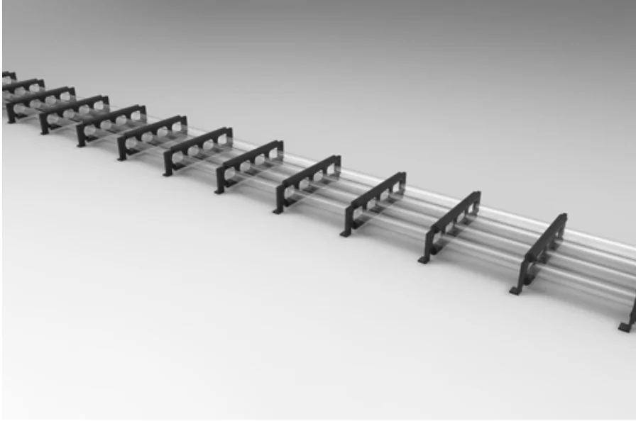 Low-energy consumption aeration hose diffuser