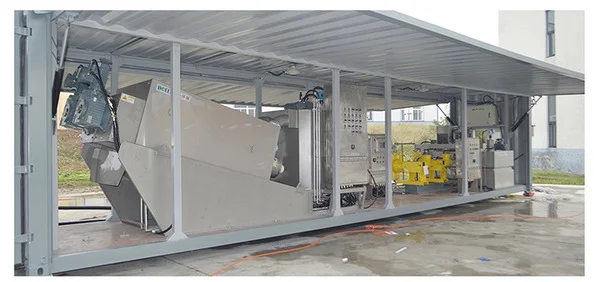 high-efficiency Mobile vehicle sludge dewatering system