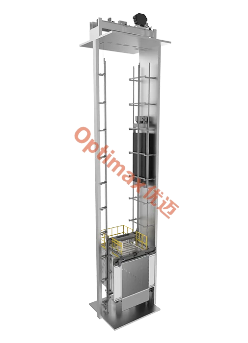 Mr Gearless Cargo Lift Factory-Mechanical Freight Elevator Vendor-Optimax