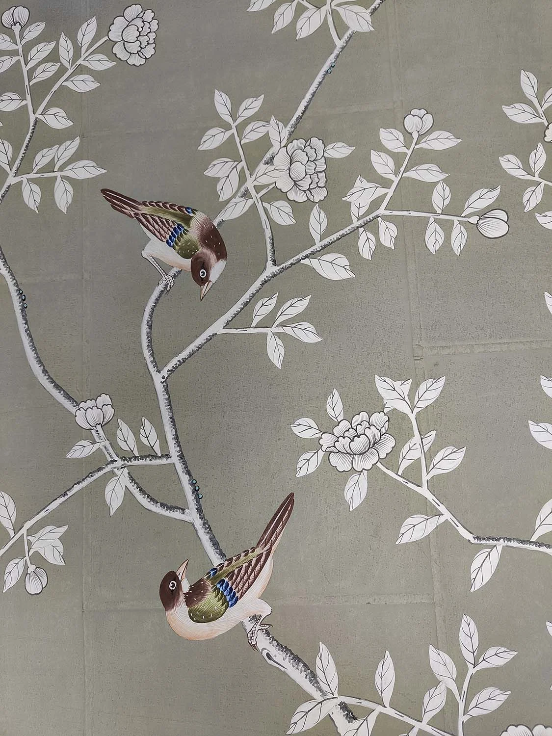 Custom-Chinese Style Tea Paper Wallpaper Supplier