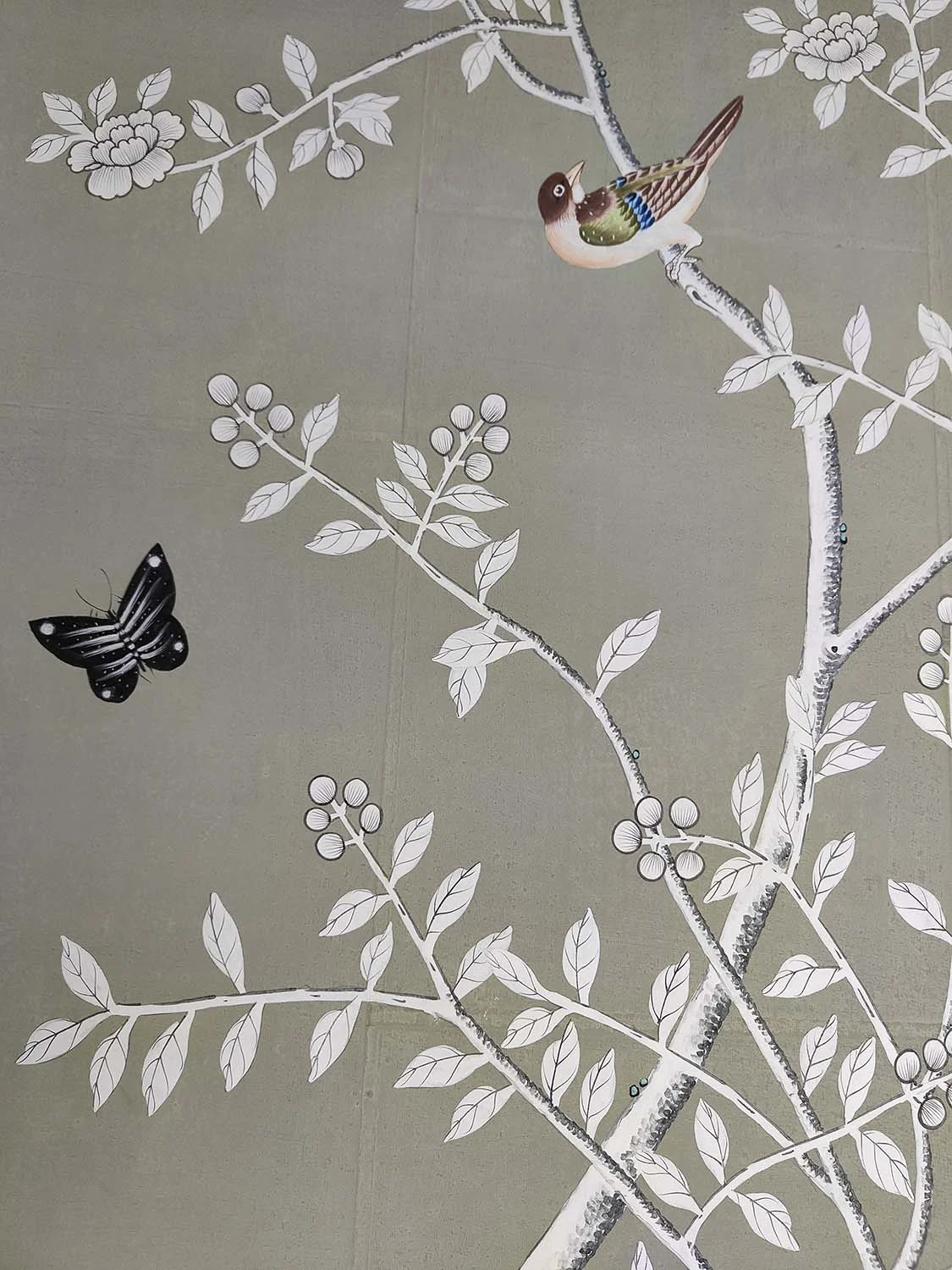 Custom-Chinese Style Tea Paper Wallpaper Supplier