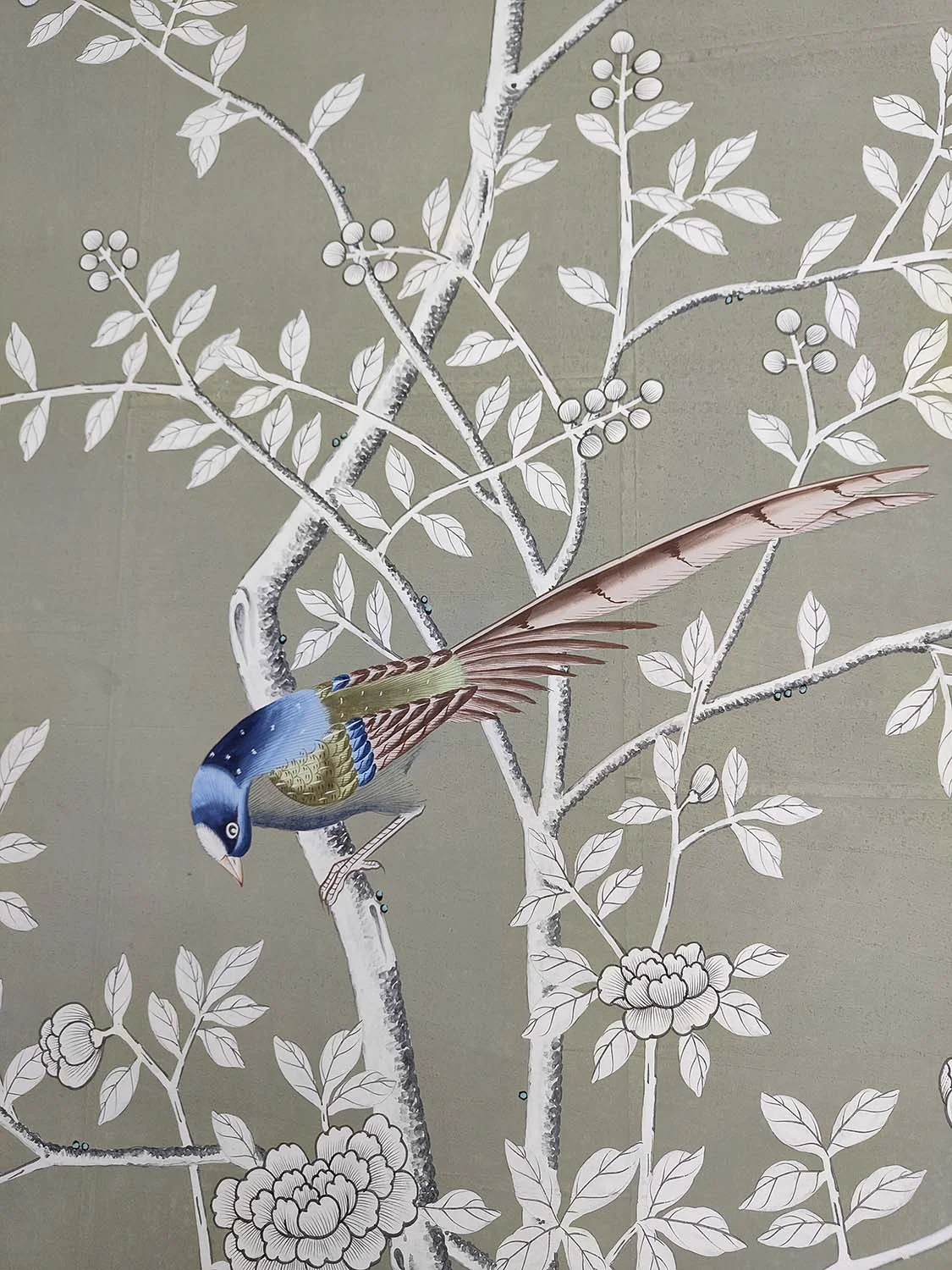 Custom-Chinese Style Tea Paper Wallpaper Supplier