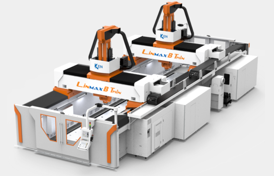 中国 台湾大前KEN 跨轨式双横梁高速五轴龙门加工中心 LINMAX B TWIN_上海建泽机械技术有限公司