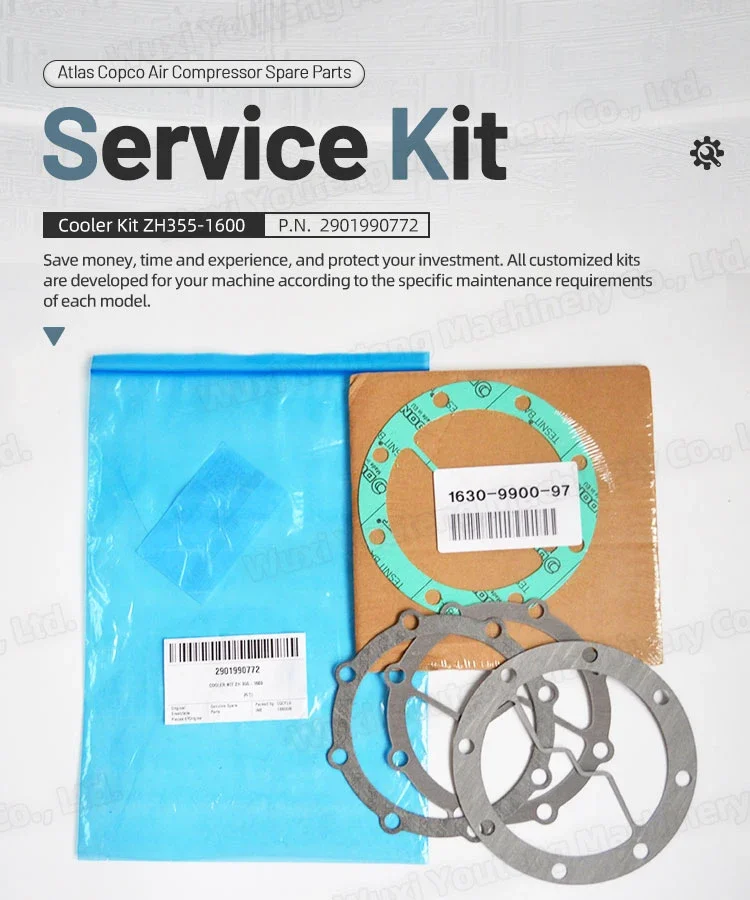 Atlas ZH355-1600 Oil Free Compressor Cooler Kit Supplier