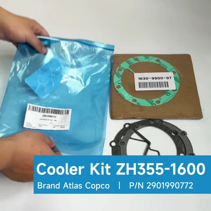 Atlas ZH355-1600 Oil Free Compressor Cooler Kit Supplier
