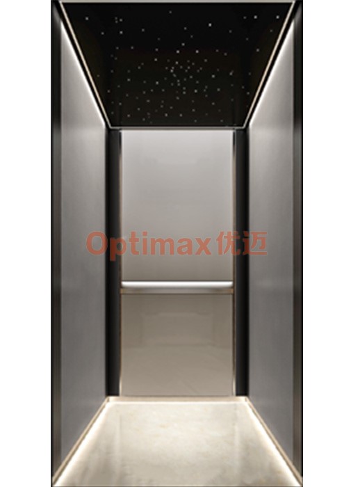Marble Floor Home Elevator Cabin Decoration For Sale-Star Ceiling-Optimax