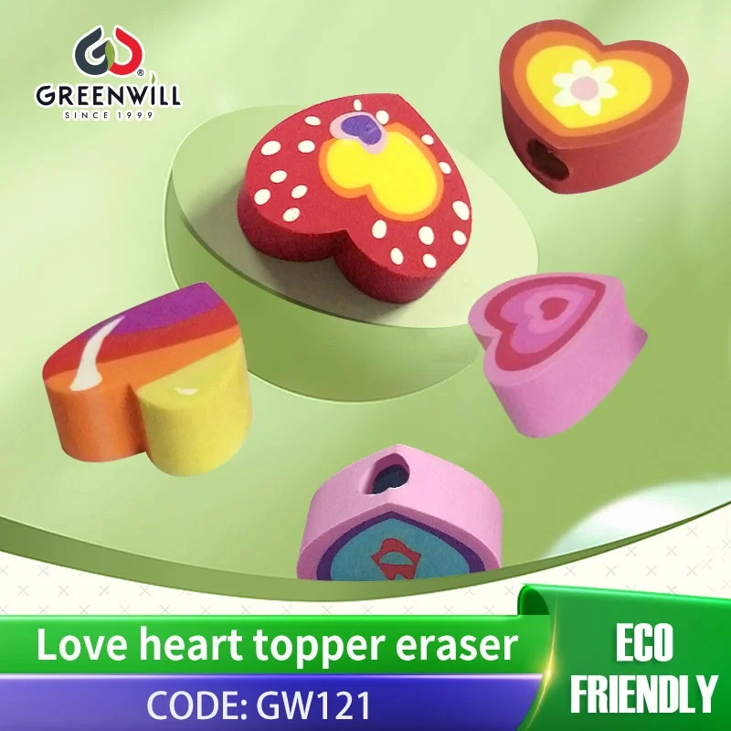 Heart Shaped Erasers Wholesaler-For Sale-Greenwill
