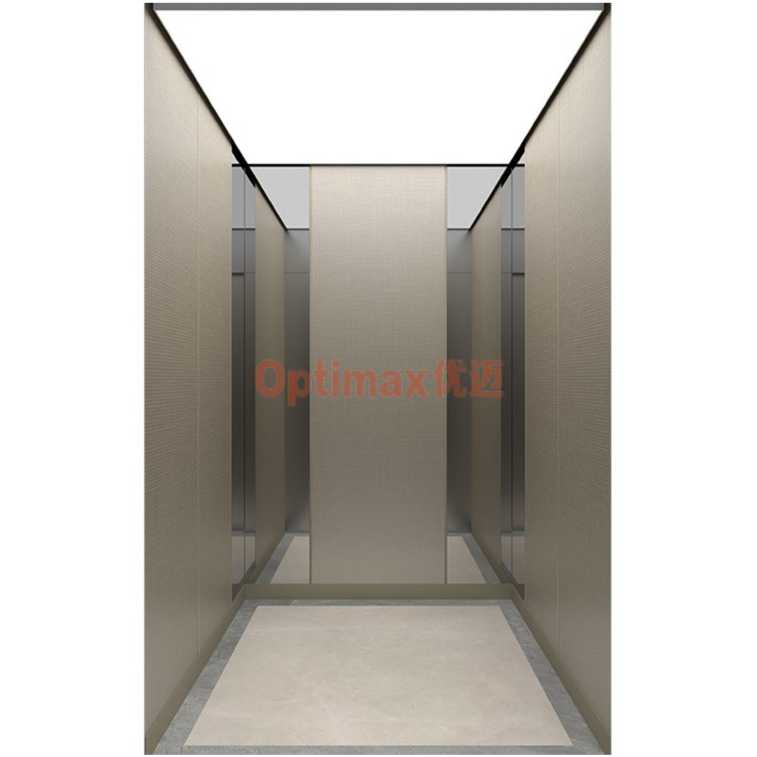 Artistic Steel Plate Passenger Elevator Cabin Design-Vendor-Seller-Optimax