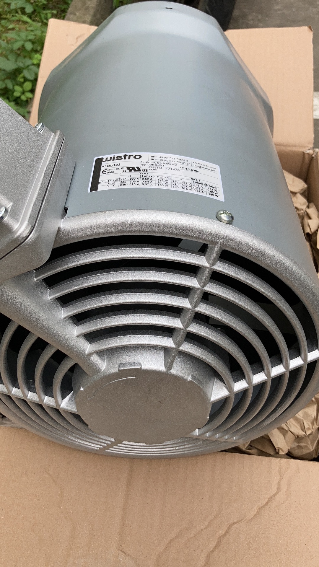 德国Wistro散热风机C60 IL-2-2/160冷却风扇FLAI Bg112（17.10.1820）苏州知非机电设备有限公司