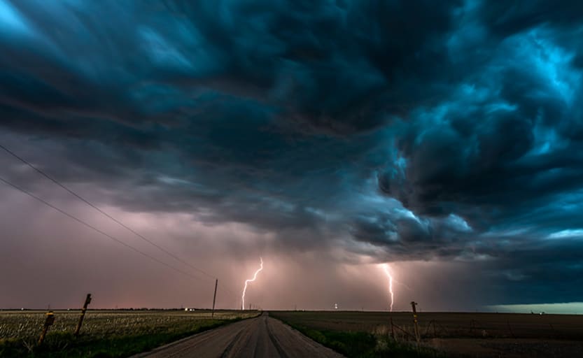 lightning protection system of offshore-lightning protection
