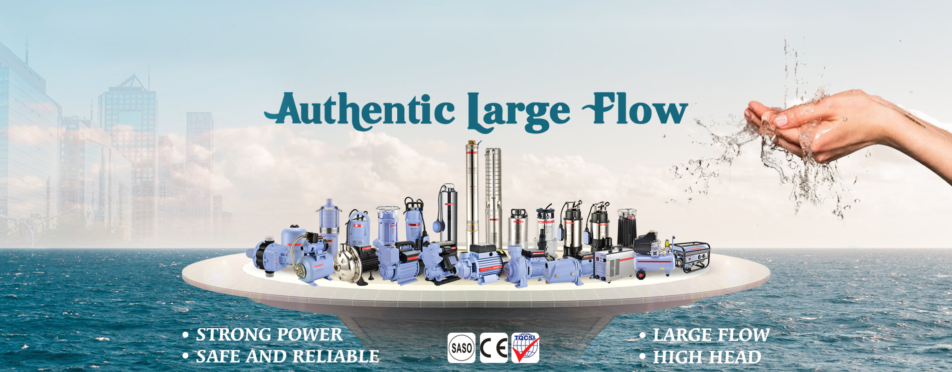 Water Pump-Gasoline Engine Pump-High Pressure Washer-Seakoo Pump