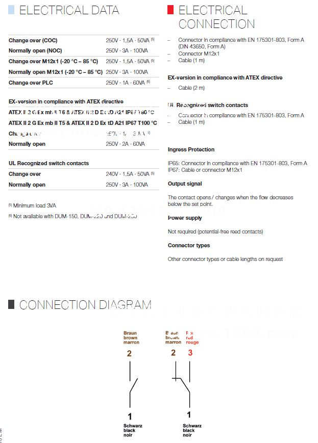 苏州知非机电代理销售德国MEISTER流量开关DKG-1/8水流开关DKME-1/40 G1流量传感器RVO/U-2/8 G1/2现货批发