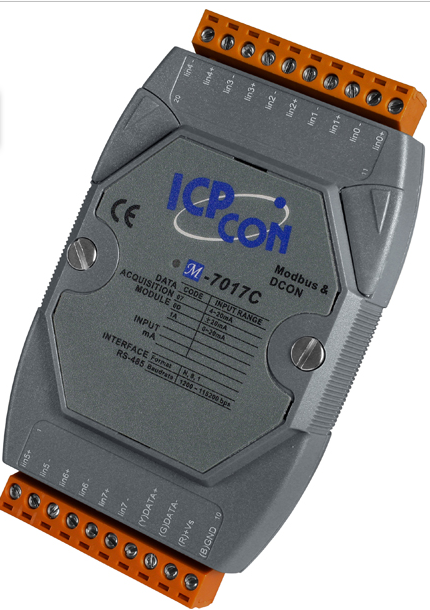 泓格模块_ICPCON_M-7017C_模拟量输入_泓格总代理商_上海栎帛电子科技科技有限公司