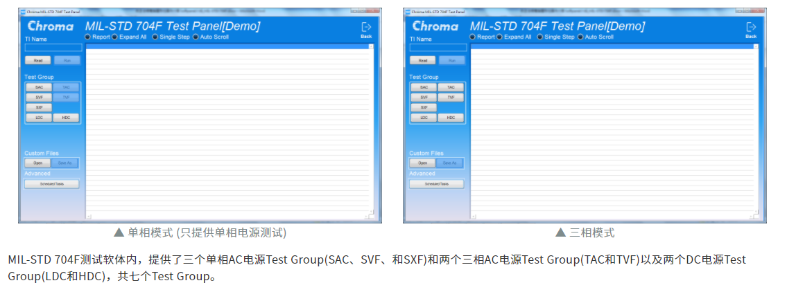 电脑图形化操作界面Soft Panel Avionic Standards for MIL-STD-704F