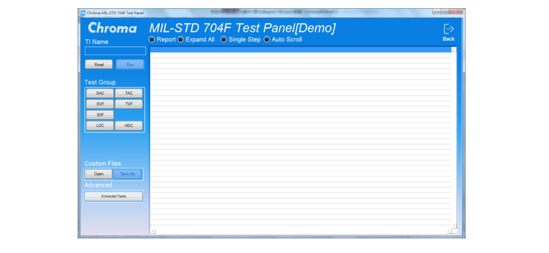 电脑图形化操作界面Soft Panel Avionic Standards for MIL-STD-704F