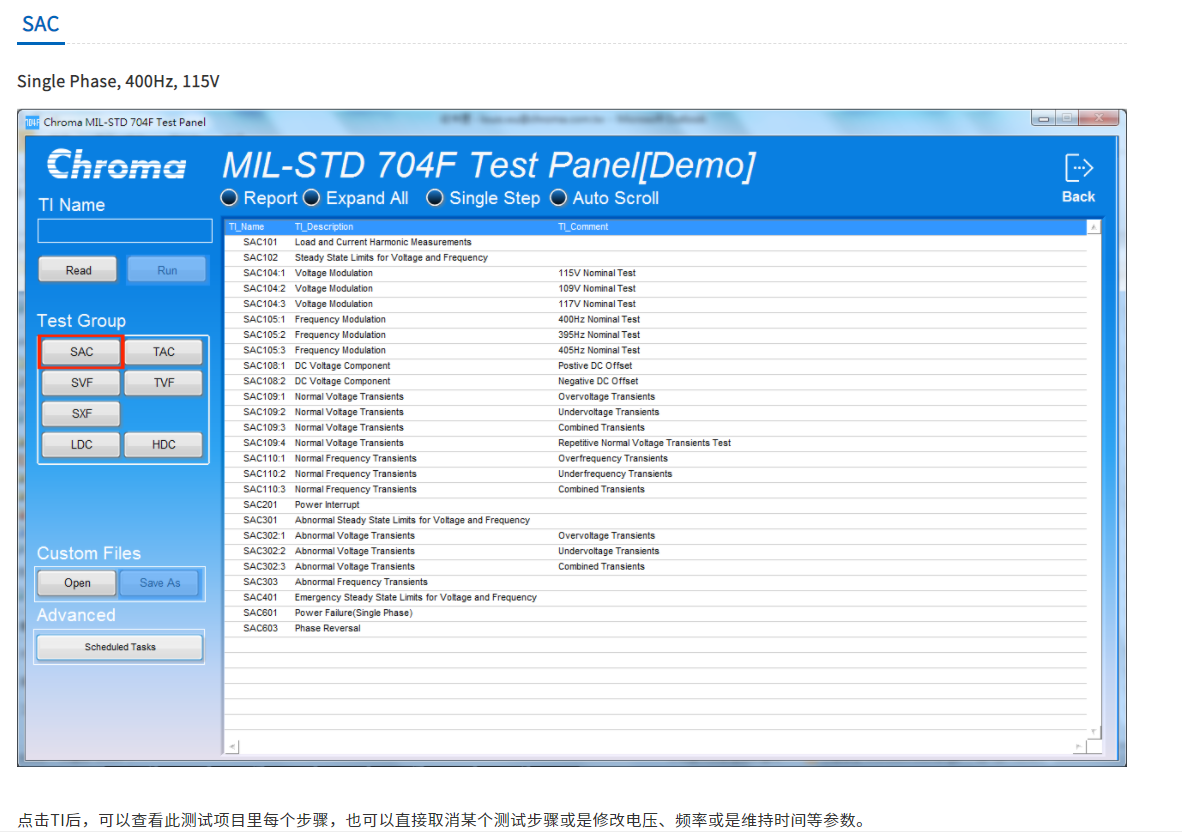 电脑图形化操作界面Soft Panel Avionic Standards for MIL-STD-704F