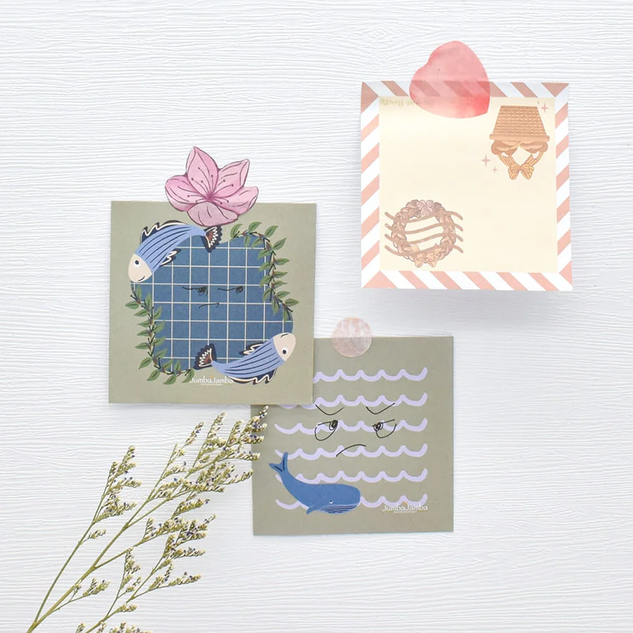 Kawaii Cute Anime Sticky Note Set-Supplier-Dealer-Washi Mill