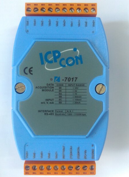 泓格模块_ICPCON_i-7017_远程分布式I/O_泓格科技大陆总公司_上海栎帛电子科技有限公司