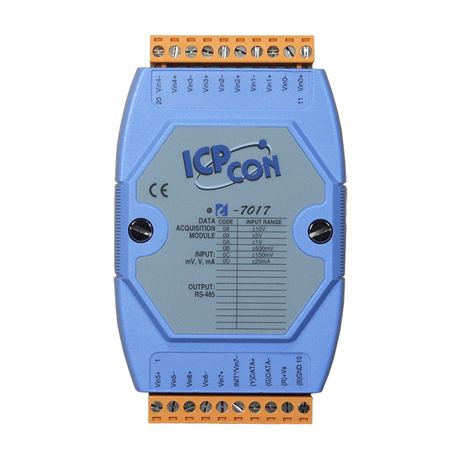 泓格模块_ICPCON_i-7018_远程分布式I/O_泓格科技大陆分公司_上海栎帛电子科技有限公司_上海泓格总代理商