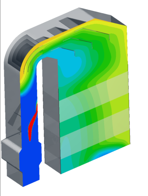 SCR脱硝的CFD模拟（计算流体力学模拟）9