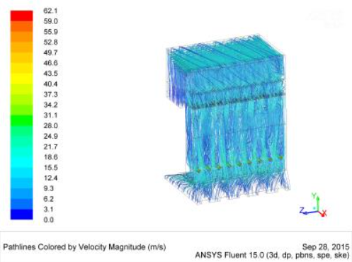 SCR脱硝的CFD模拟（计算流体力学模拟）13