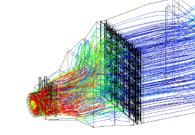 SCR脱硝的CFD模拟（计算流体力学模拟）11