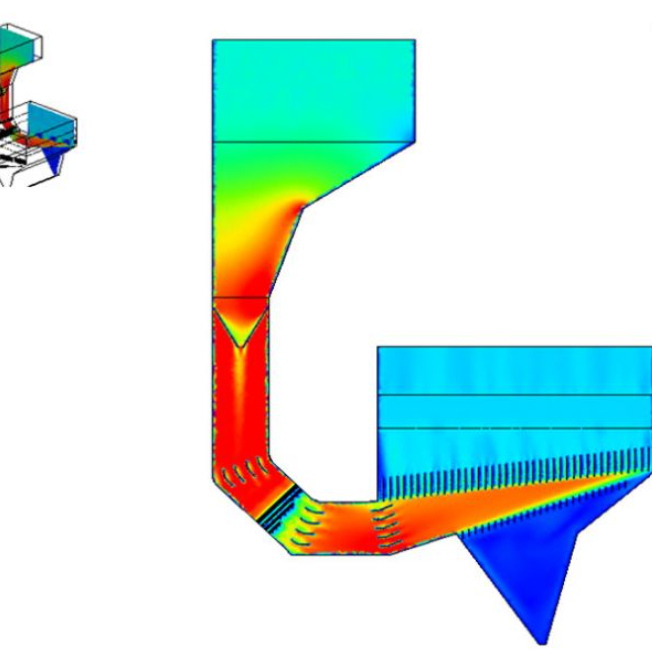 SCR脱硝的CFD模拟（计算流体力学模拟）12