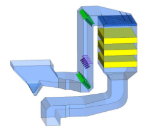 SCR脱硝的CFD模拟（计算流体力学模拟）22