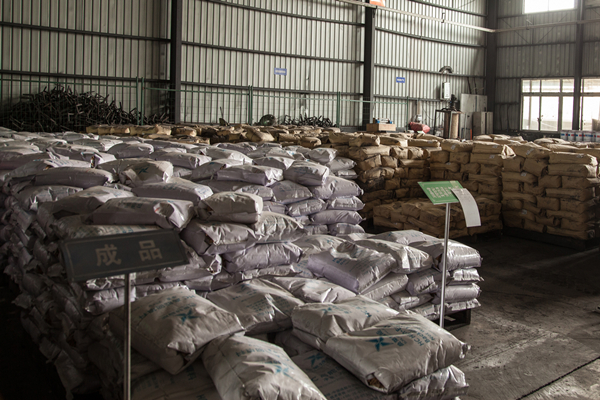 Usage of grounding enhancing material in lightening protection