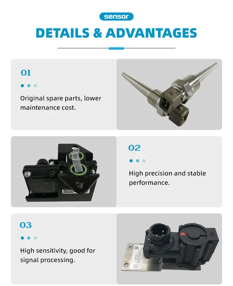 Fournisseur et fabricant de pièces de rechange pour capteurs Atlas Copco