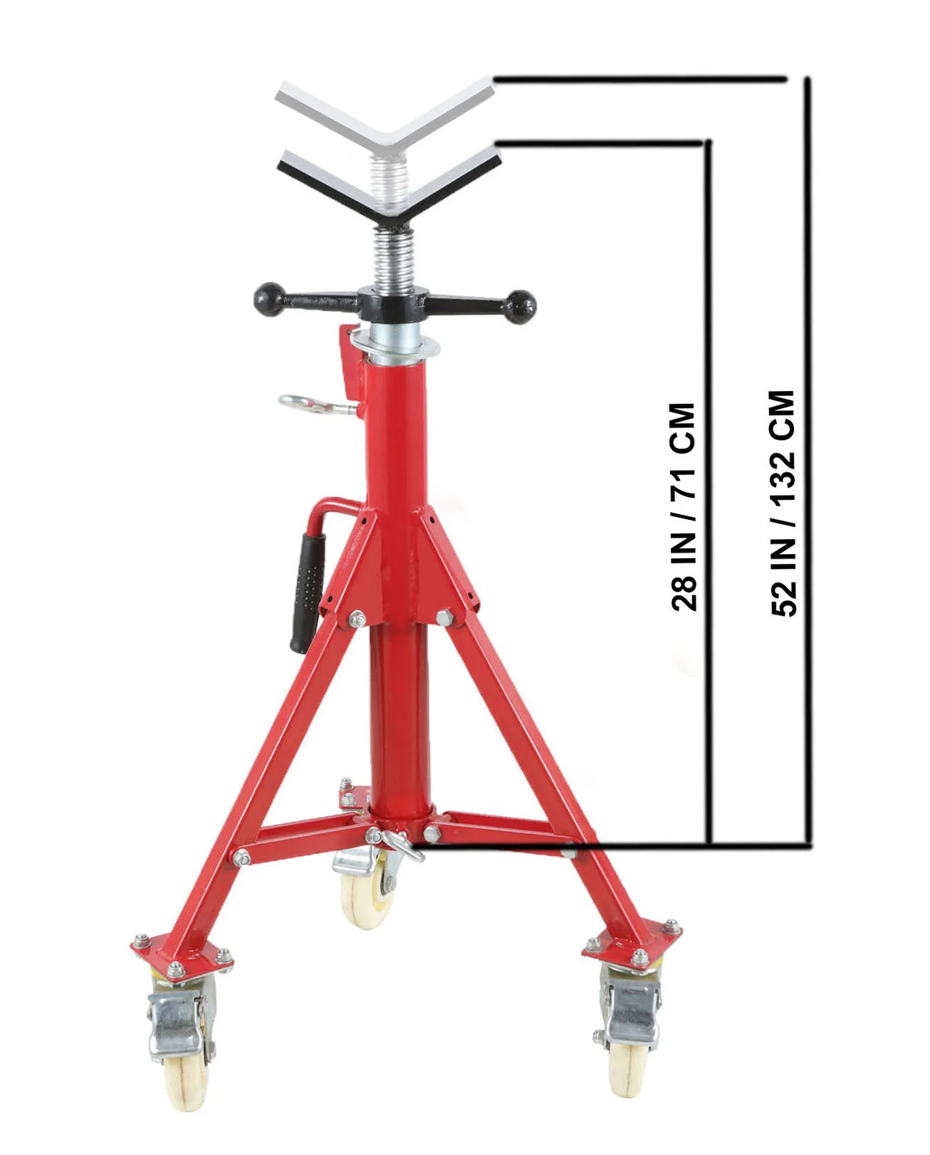 Hi Fold A Jack Pipe Stand With Vee Head