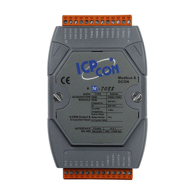 泓格_ICPCON_M-7088_PWM信号输出模块_泓格科技大陆分公司_上海栎帛电子科技有限公司_上海泓格总代理商