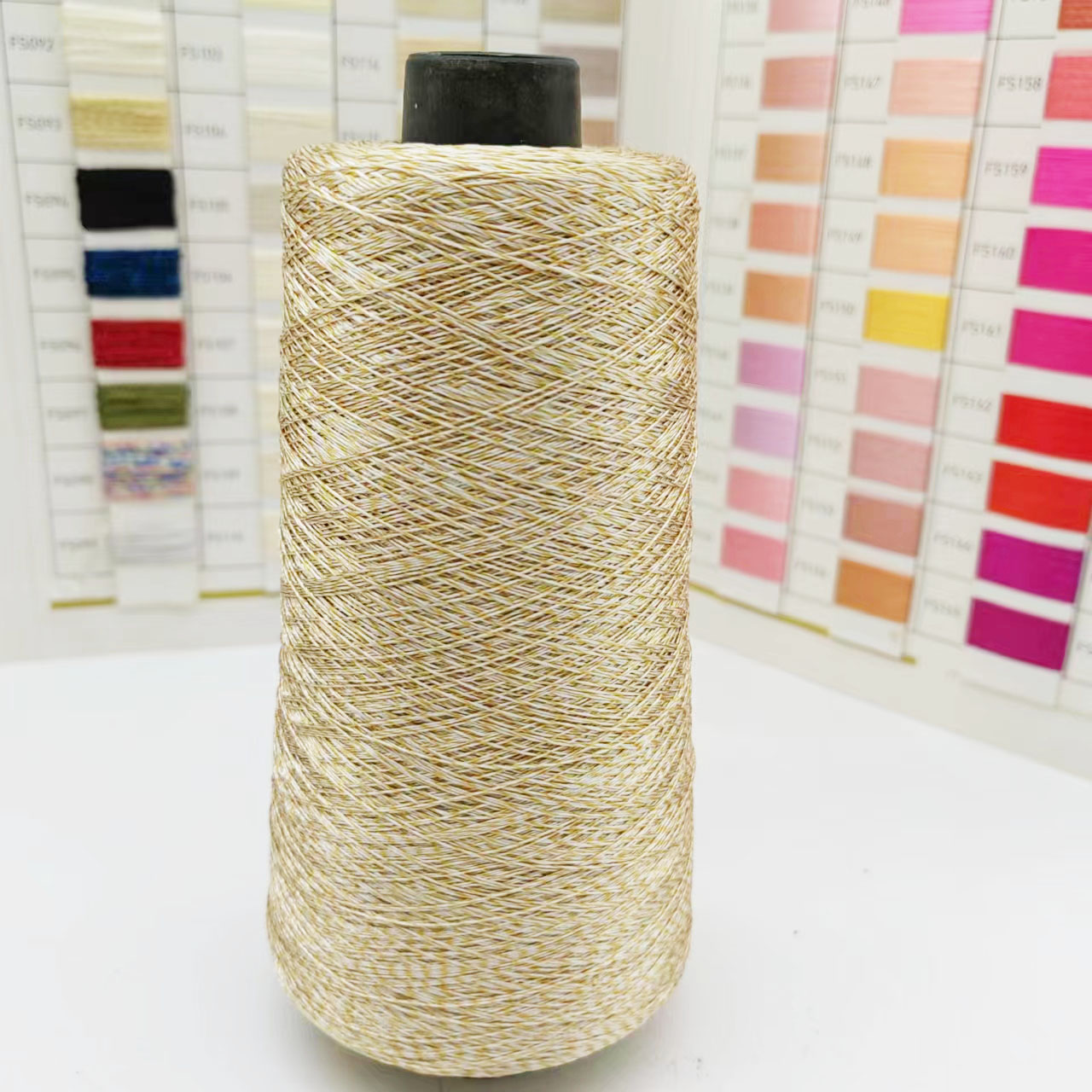 120D/3 bright dyed color steamed straight thread embroidery twisted ...
